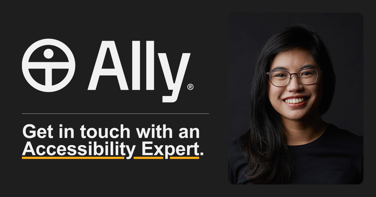 Schedule a Call | Accessibility Compliance Consultation with Ally